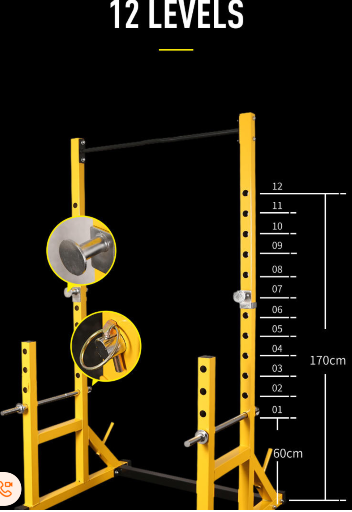 Multi purpose Power Rack, Bench press and Pull Up Bar | Inda Gym and ...