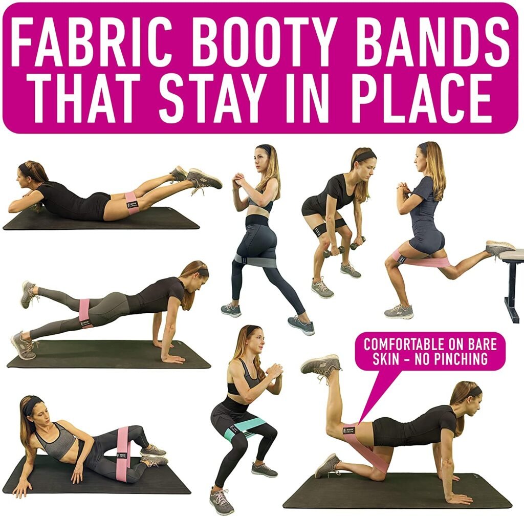 Booty Bands Set, Fabric Resistance Band | Inda Gym and Fitness